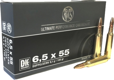 RWS 6.5x55SE Twin Core 140gr | Blue Fieldsports